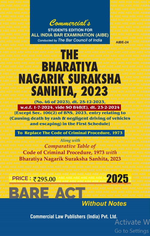 Bharatiya Nagrik Suraksha Sanhita, 2023